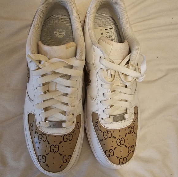 Nike | Shoes | Custom Gucci Afs | Poshmark